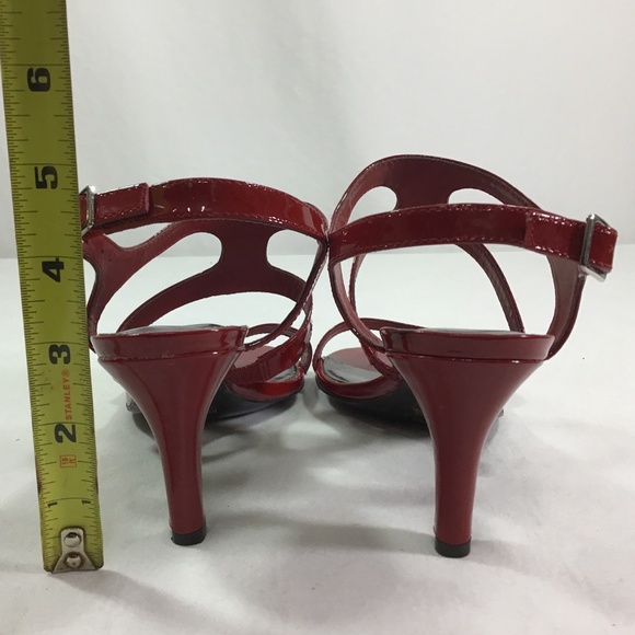 Ralph Lauren Candy Apple Red Strappy Sandals Heels | Shoes | Ralph ...